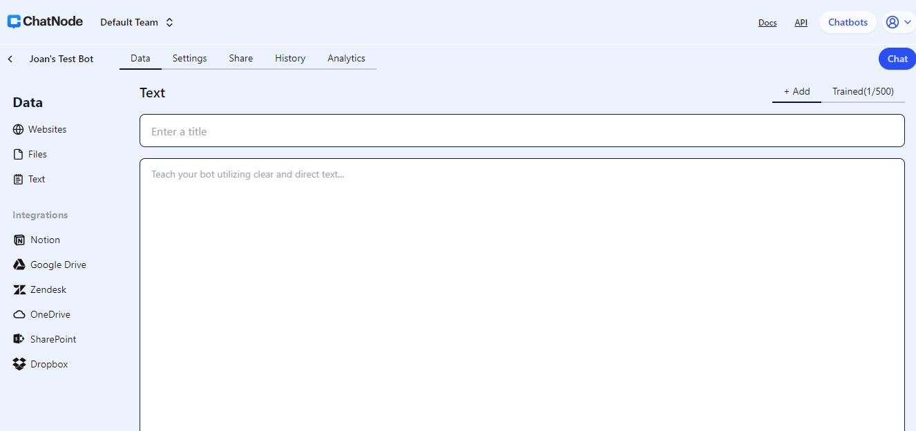 How to Set Up Your First Chatbot – ChatNode